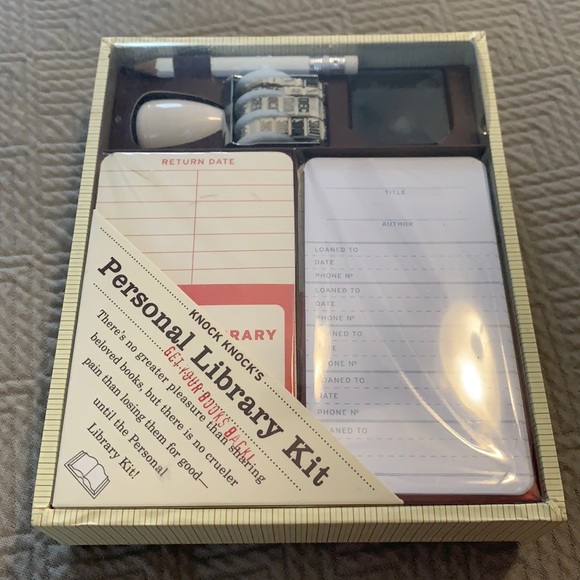 Knock Knock | Other | Personal Library Kit From Knock Knock | Poshmark